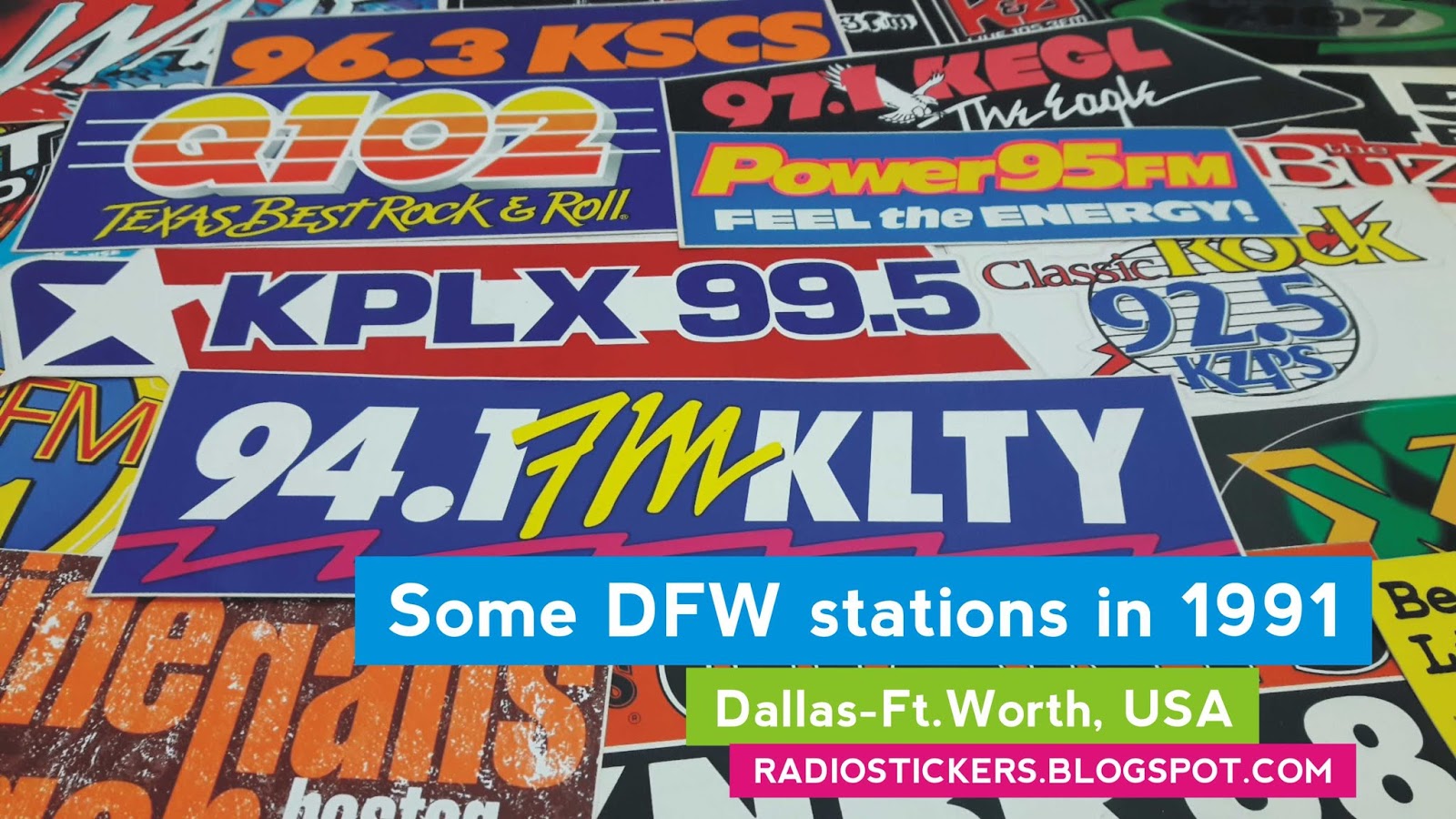 RADIO station stickers... and more!: 2018