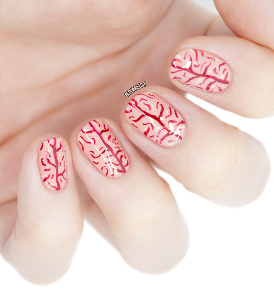 Brain Nail Art