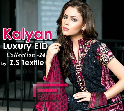 Kalyan Luxury Eid Collection 2014 By ZS Textile | Kalyan Eid Dresses ...