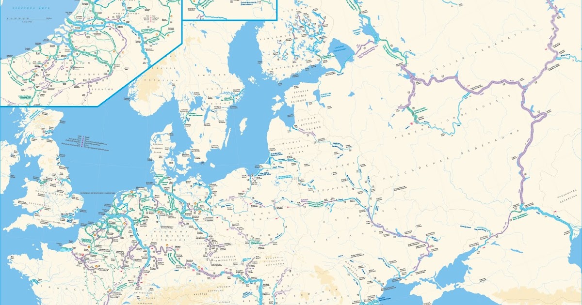 The Savant's Rants: Europe's Navigable Waterways