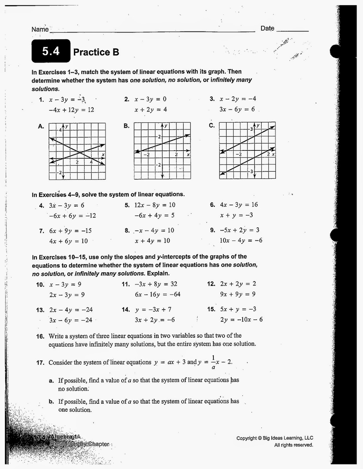 Heidemann 8th Grade Math: 4th Period Algebra 2/23-2/24