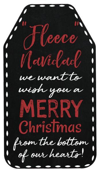 DIY Gift-Fleece Navidad - Home For The Holidaze
