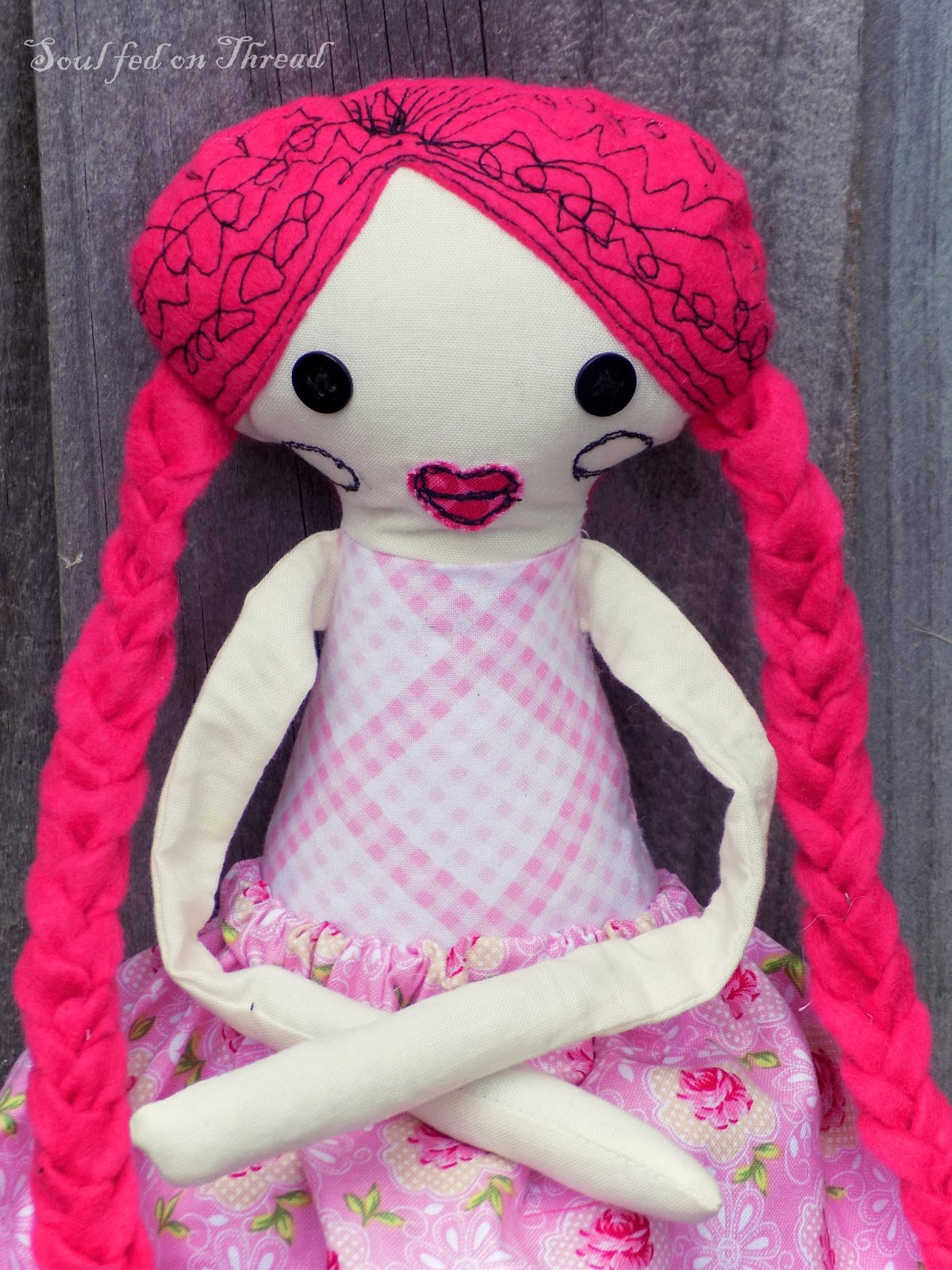 Soul fed on Thread: Little Long Stocking Dolly Pattern - StitchART by ...