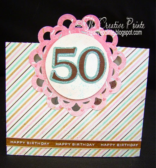 The Creative Pointe: 50th Birthday Card