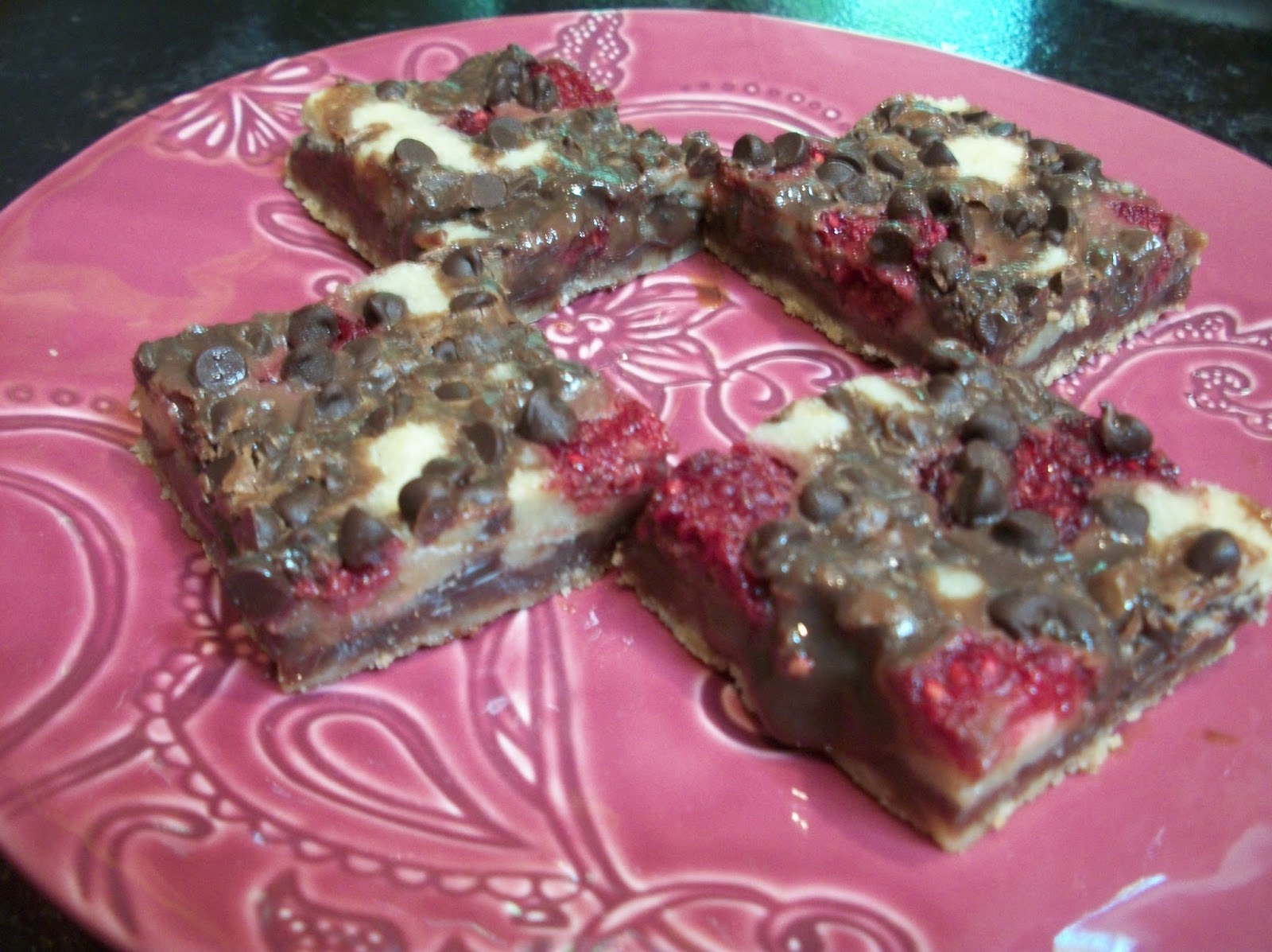 Cook with Sara: Double Chocolate Raspberry Pie Bars