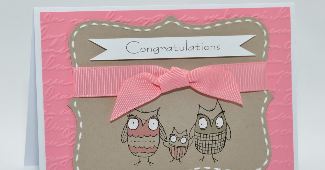 Splotch Design - Adding ink to paper!: Congratulations Card