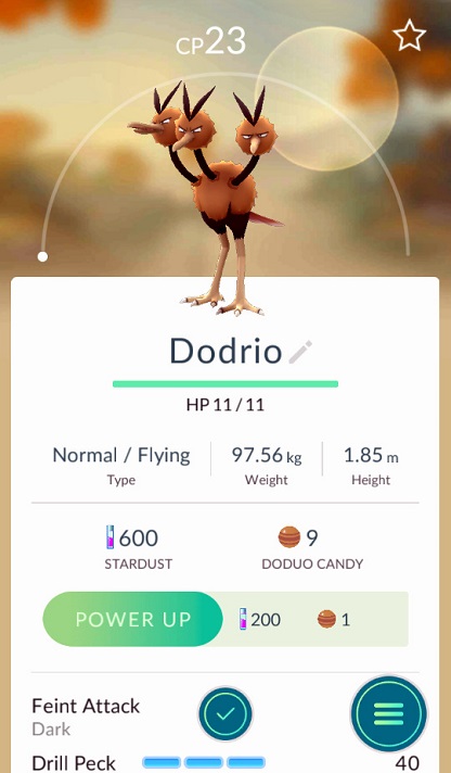 Pokemon Go: Dodrio
