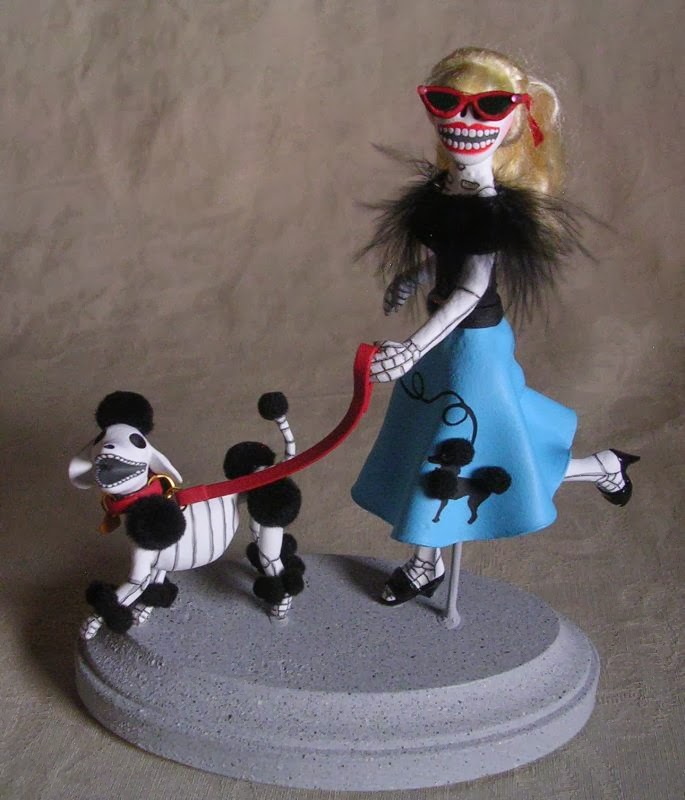 Clay Lindo: Skeleton Poodle Walker