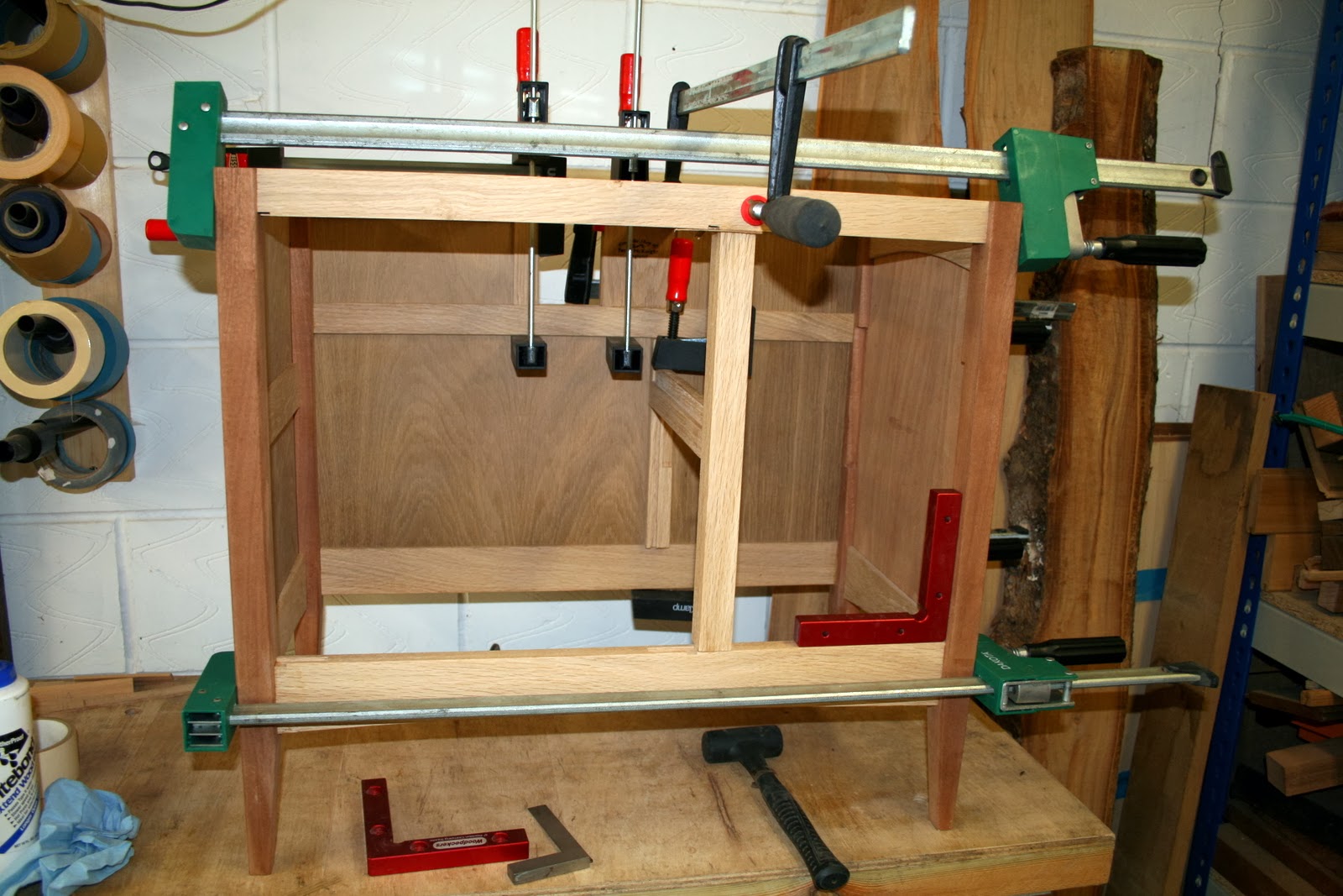 TMc Woodworks: Shower Room Vanity Unit - Part 5 - The Web Frames