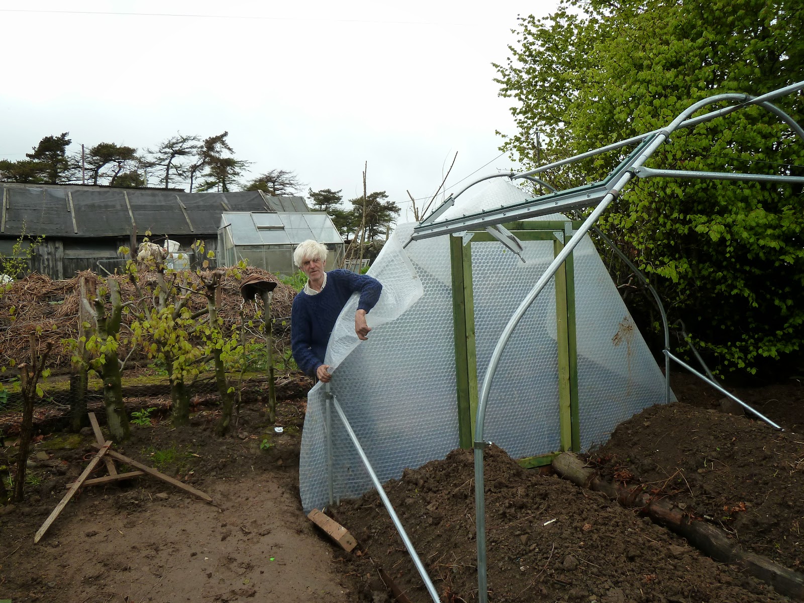 Backsbottom Farm: The Keder polytunnel