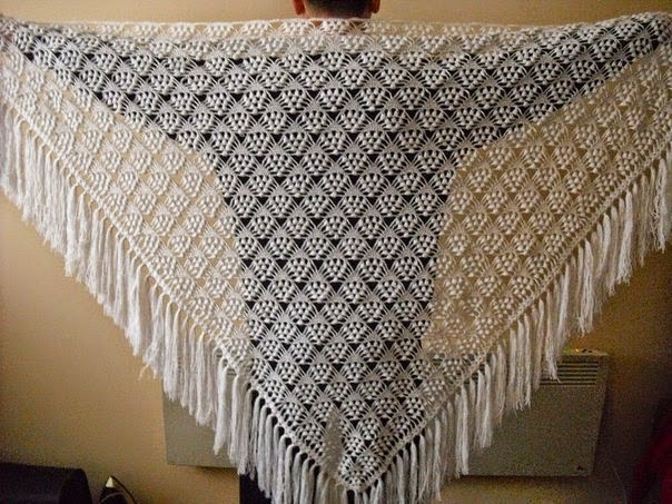 Patrones crochet de magnífico chal