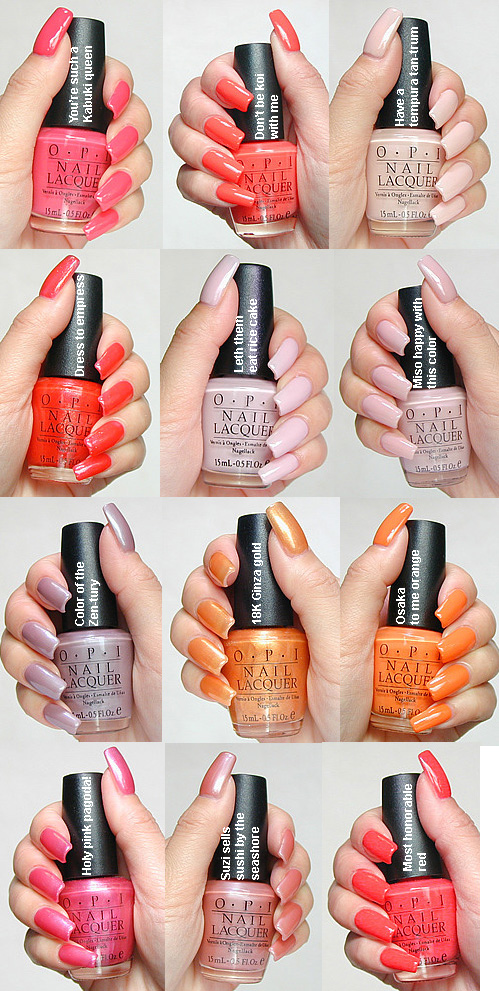 Timtam: OPI Japan Collection ~ Spring 2005 (part 1)