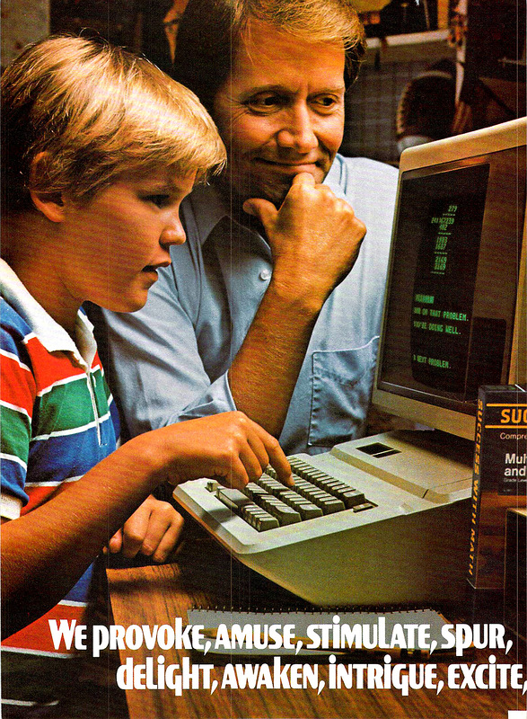 Advertising of Computers for Kids in The Early 80's ~ vintage everyday