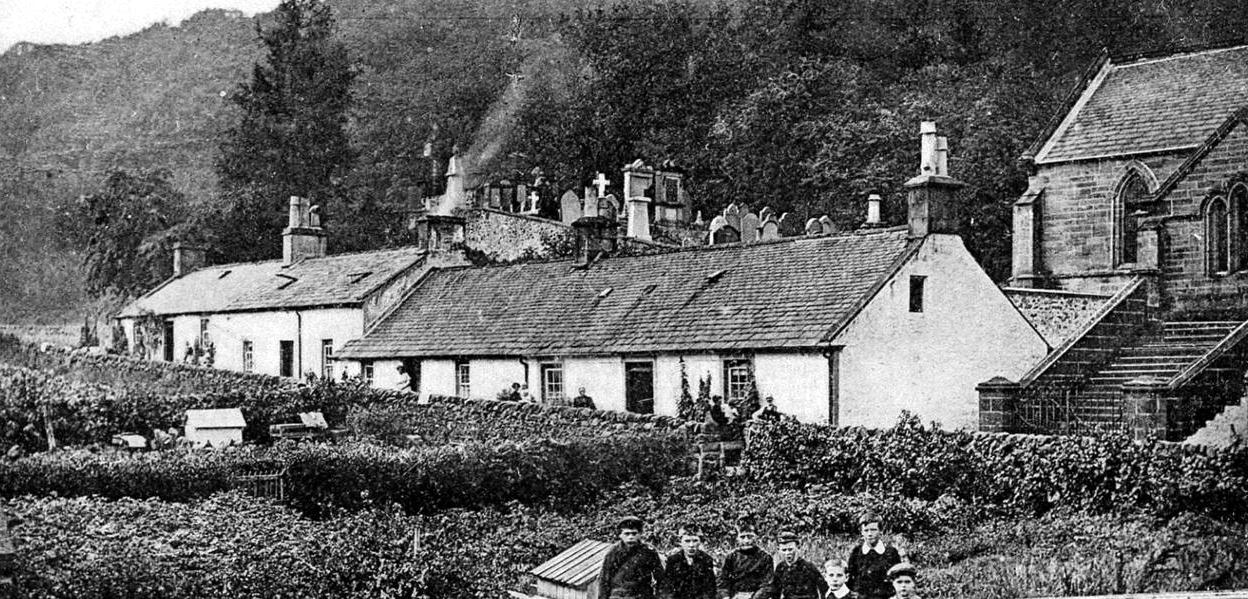 Tour Scotland: Old Photograph Tynron Scotland