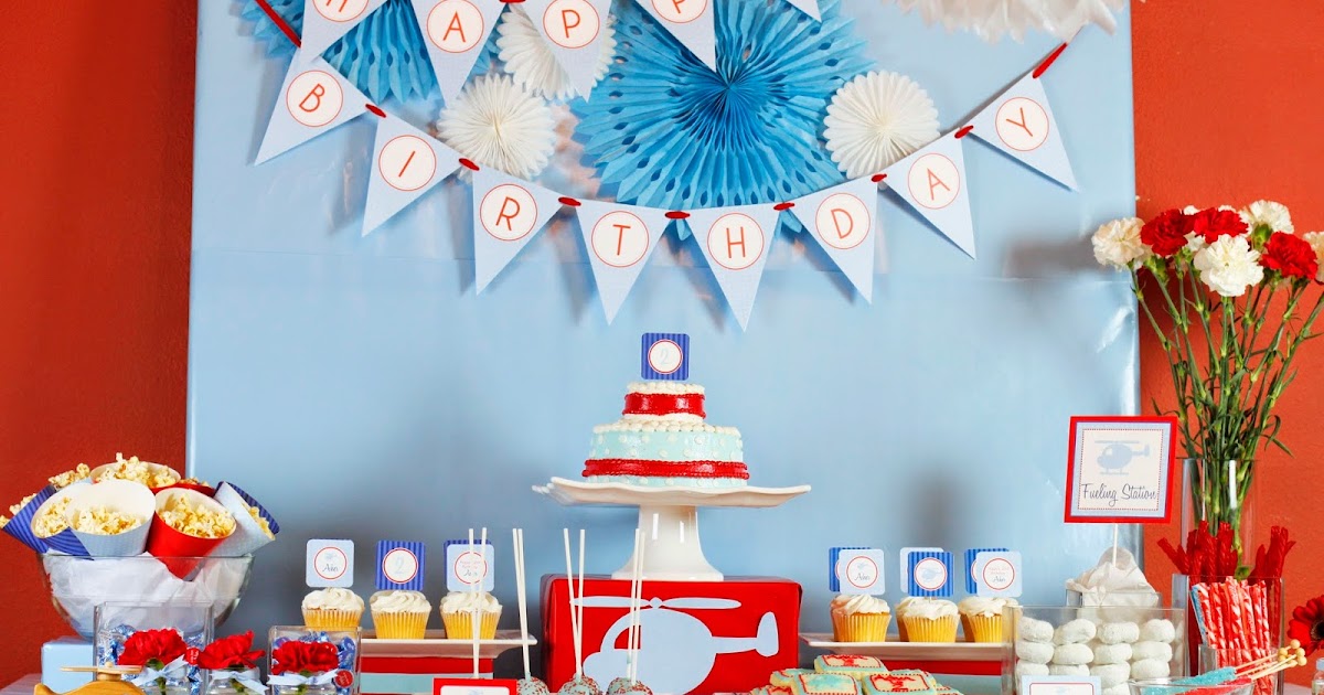 Fizzy Party: Helicopter Birthday Party