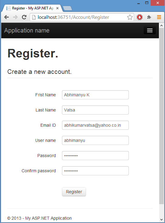 Customize User S Profile In Asp Identity System