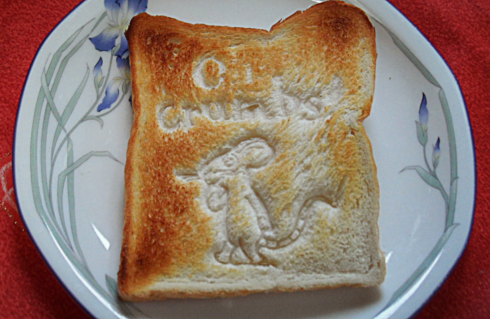 Chez Maximka: Oh crumbs! Toast stamp