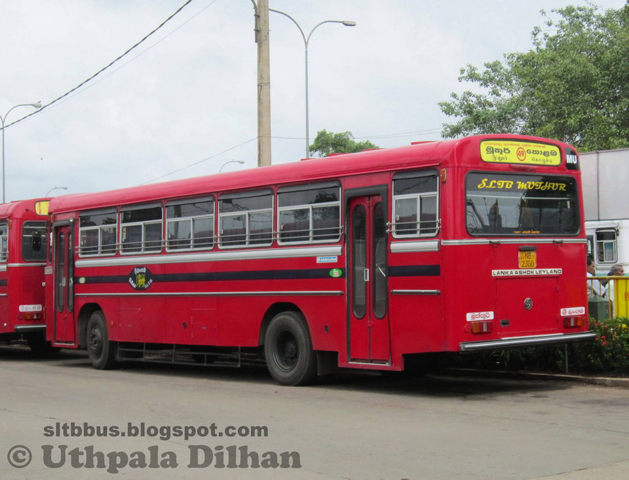SLTB buses - ශ්‍රී ලංගම බස්: Muthur Depot Ashok Leyland Turbo Intercooler