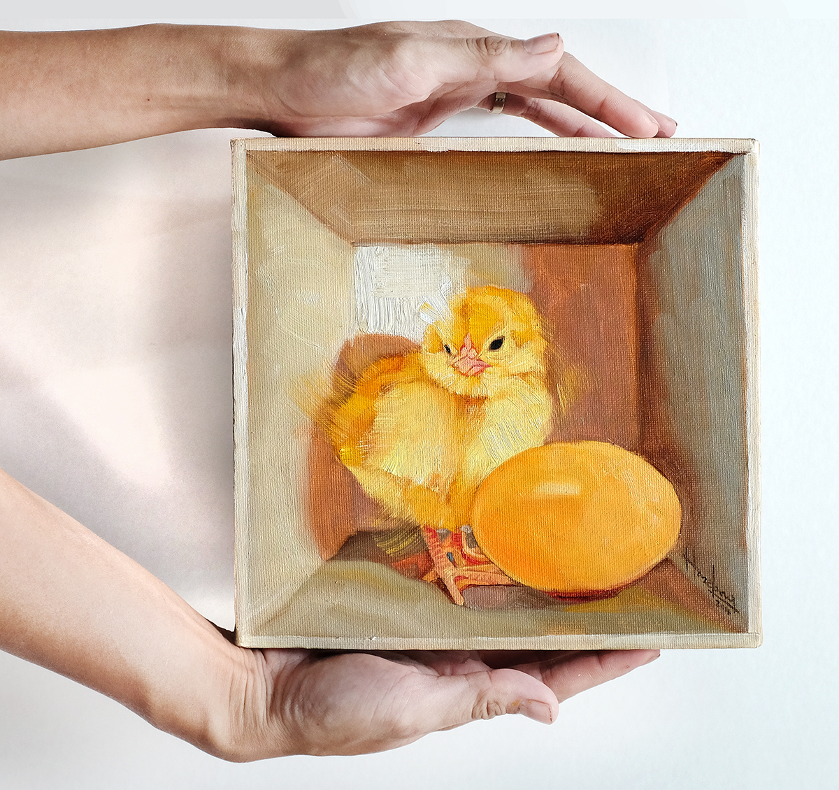 Haze Long: Chick & Egg in a box