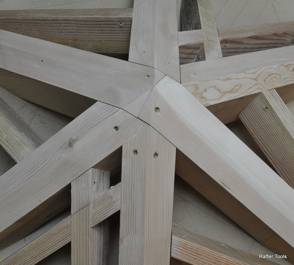 Roof Framing Geometry: Hexagonal Roof Framing Plan with dévers de pas ...