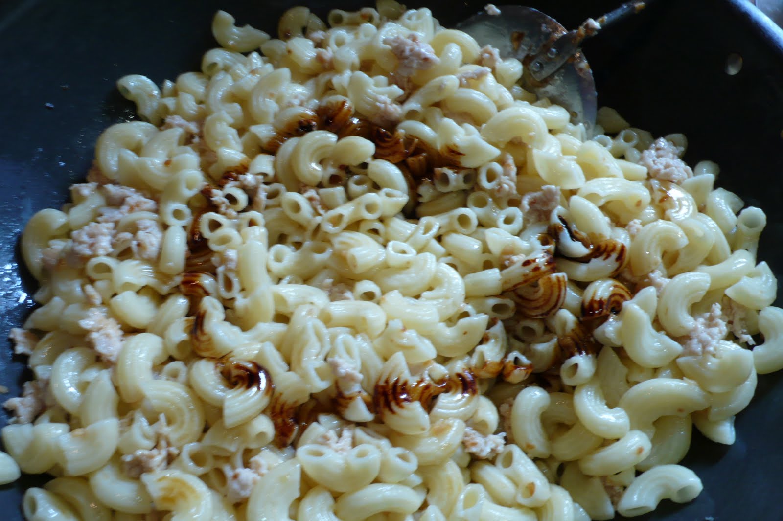 Stir Fried Elbow Pasta With Minced Meat