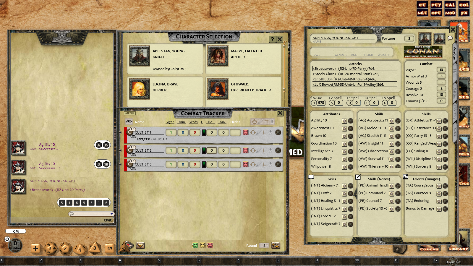 The Jolly GM: 2D20 Conan Theme Completed!