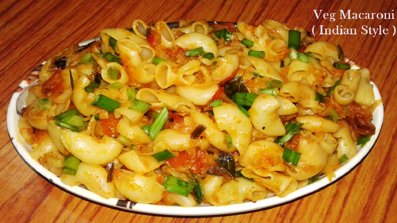 macaroni pasta recipe | Indian Style Macaroni Recipe - Special Desi ...