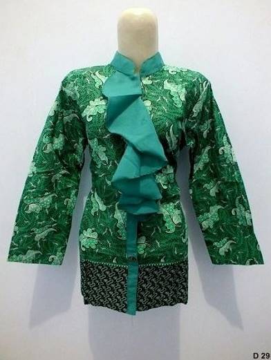 10 Model Baju Batik Kerja Guru Modis Elegan Terbaru 2020