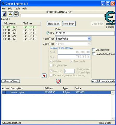 Cara Scan Base address / Pointer Game dari cheat engine