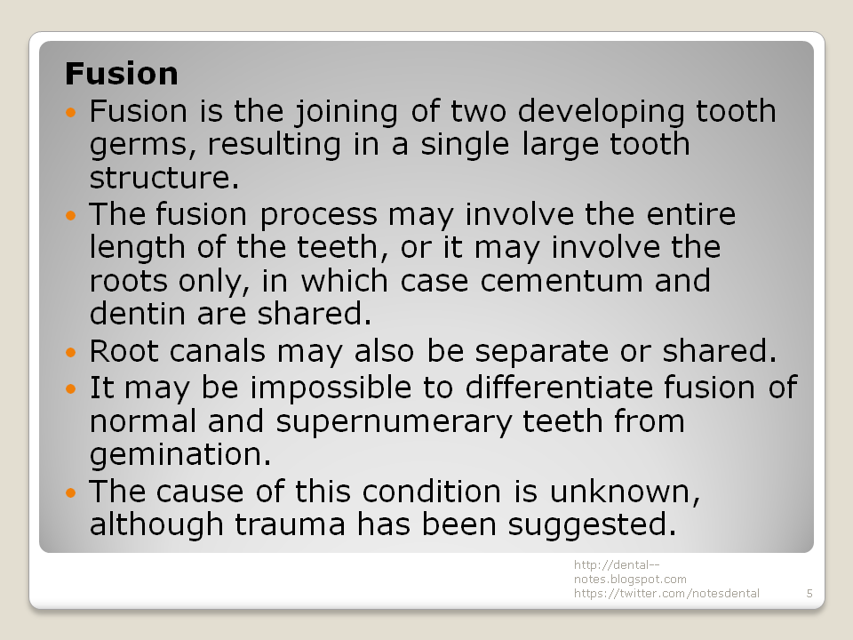 Dental Notes: Abnormalities of Teeth (Alterations in Shape) NOTES