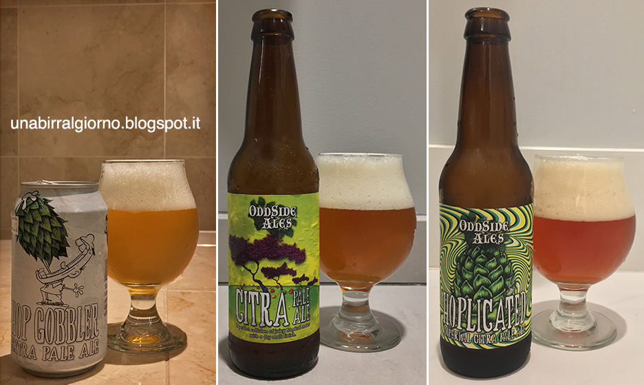 UNA BIRRA AL GIORNO: Odd Side Ales: Hop Gobbler, Citra Pale Ale ...