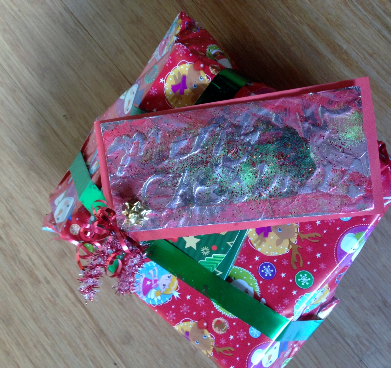 Adventures at home with Mum: Raised Foil Prints for Christmas