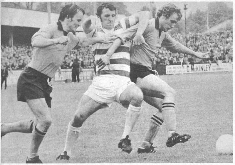 Old Scottish Football: Dumbarton v Celtic 1975 Boghead