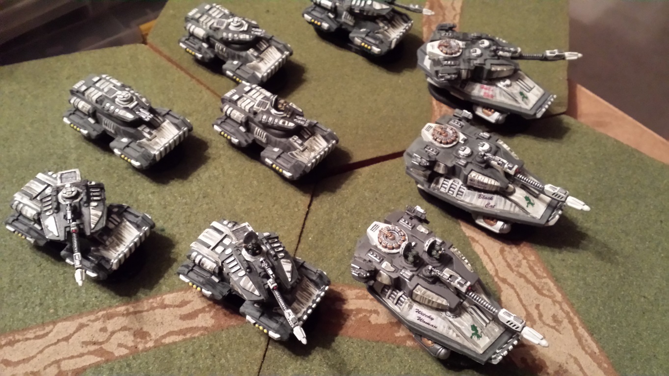Painted Arc Fleet Armor by Mike Wikan