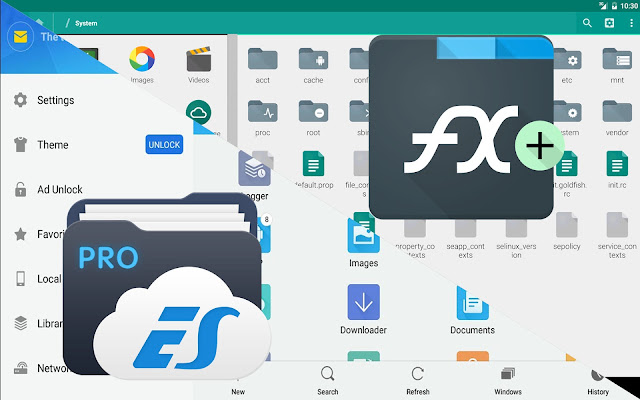 ES File Explorer/Manager PRO - Vs - FX File Explorer (Plus License Key ...