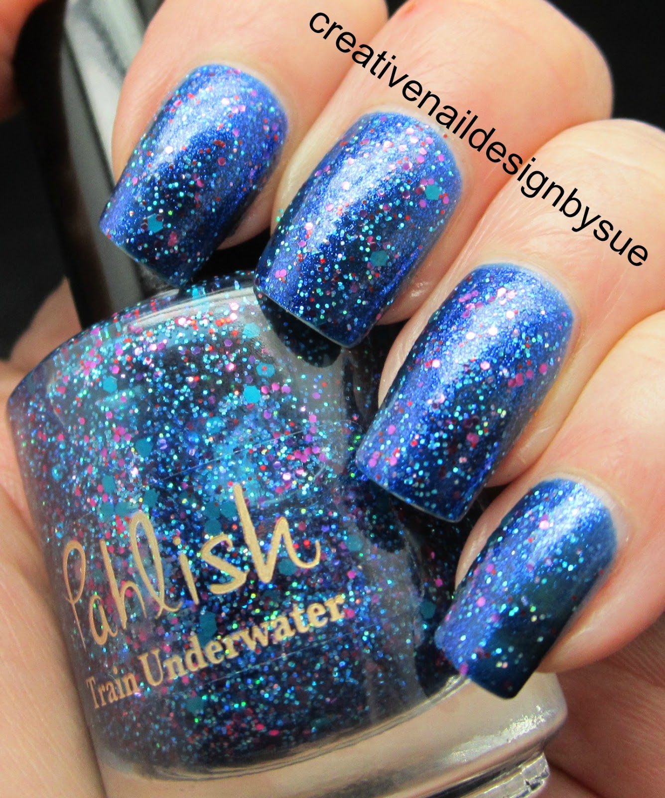 Creative Nail Design by Sue: Pahlish Train Underwater