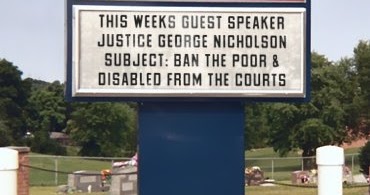 "Emotionally Disturbed" Federalist Society Deacon Justice George ...