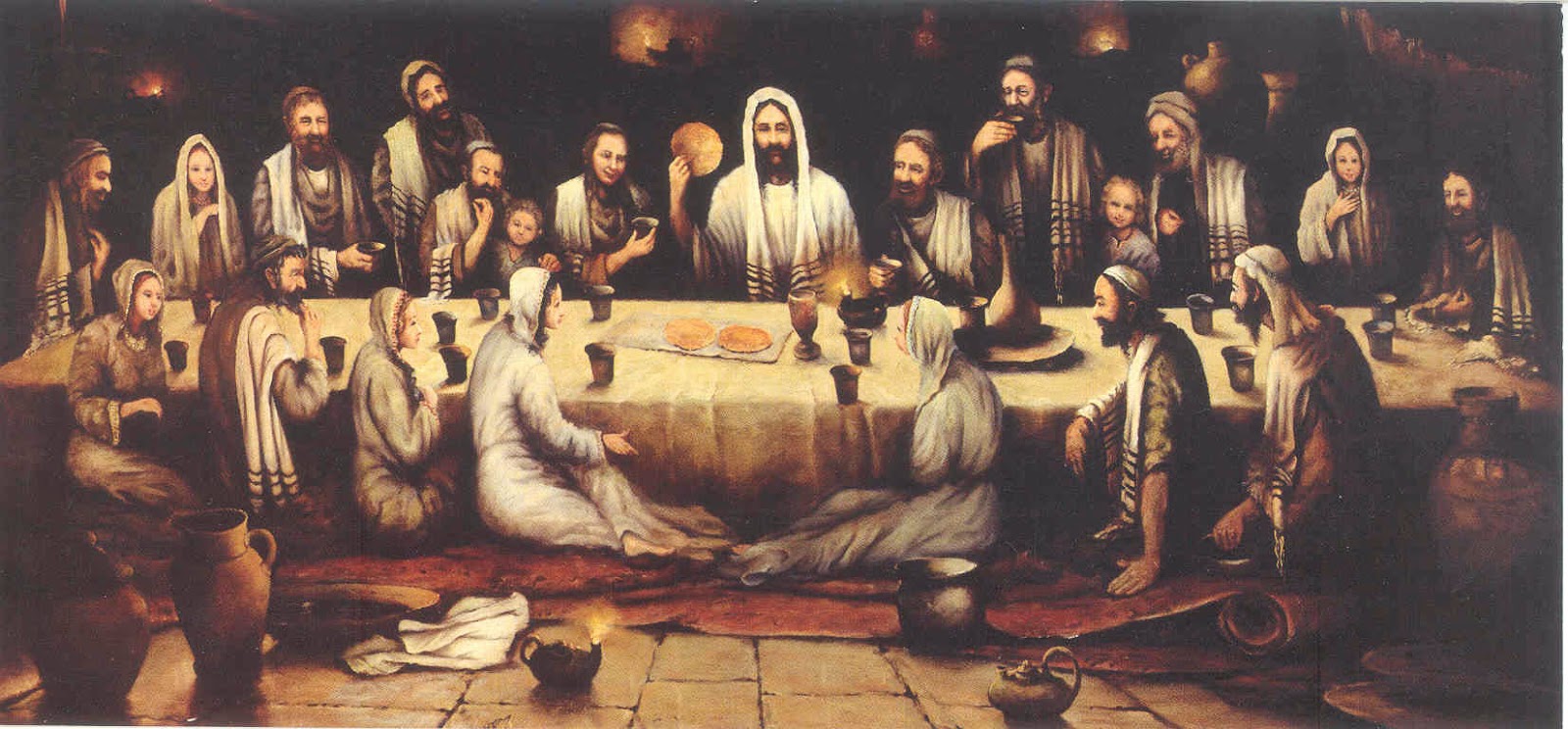 with arms wide open: [the last supper for everyone]
