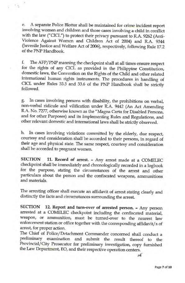 Information is the Key: COMELEC CHECKPOINT (BSKE2017)