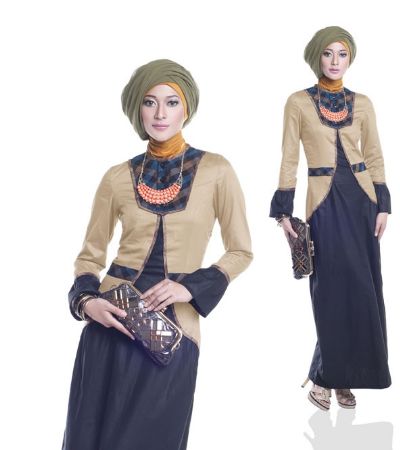 9 Model Baju Gamis Variasi Batik Terbaru