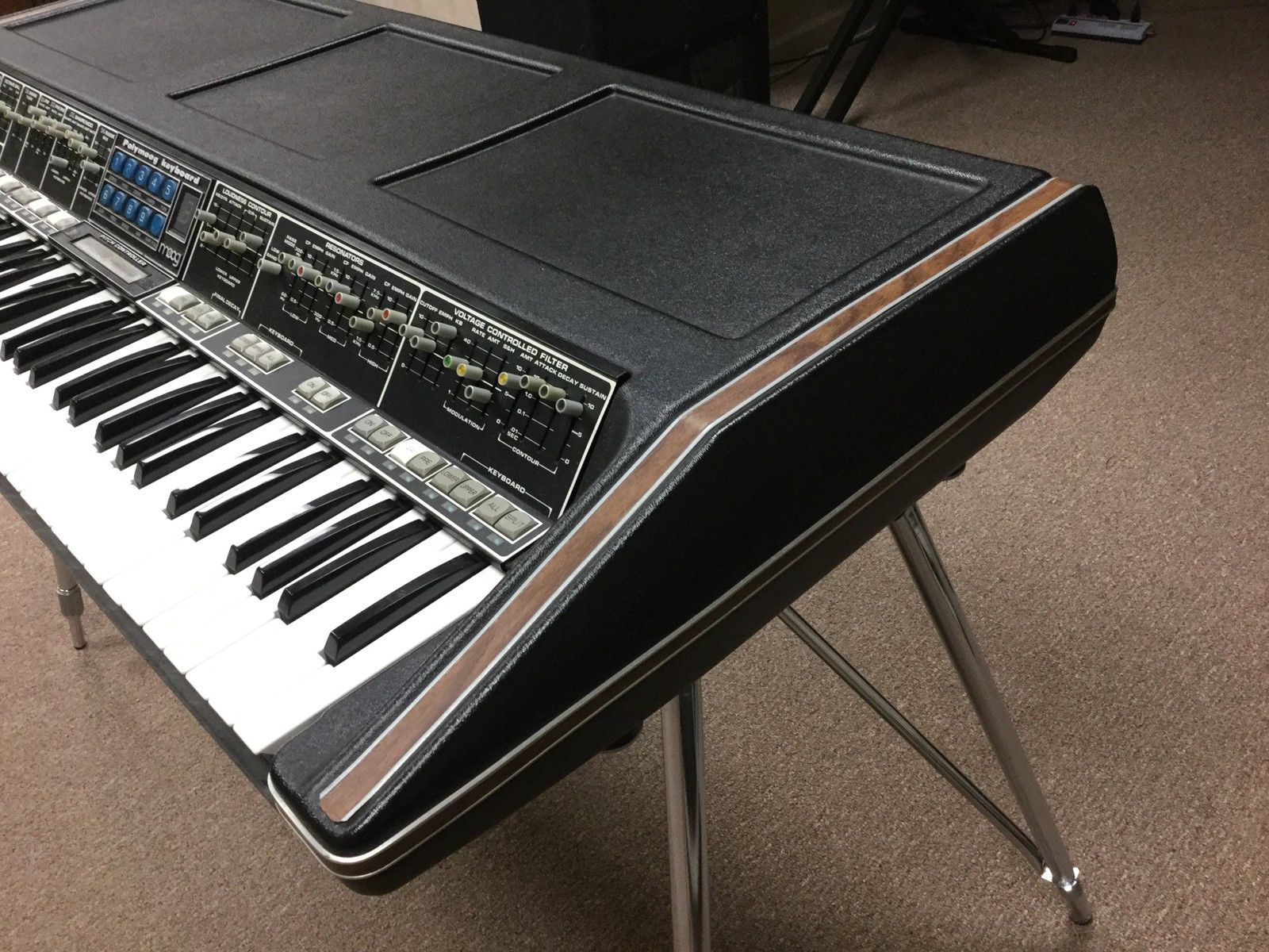MATRIXSYNTH: Polymoog 203a Keyboard Synthesizer with original 285 Dual ...