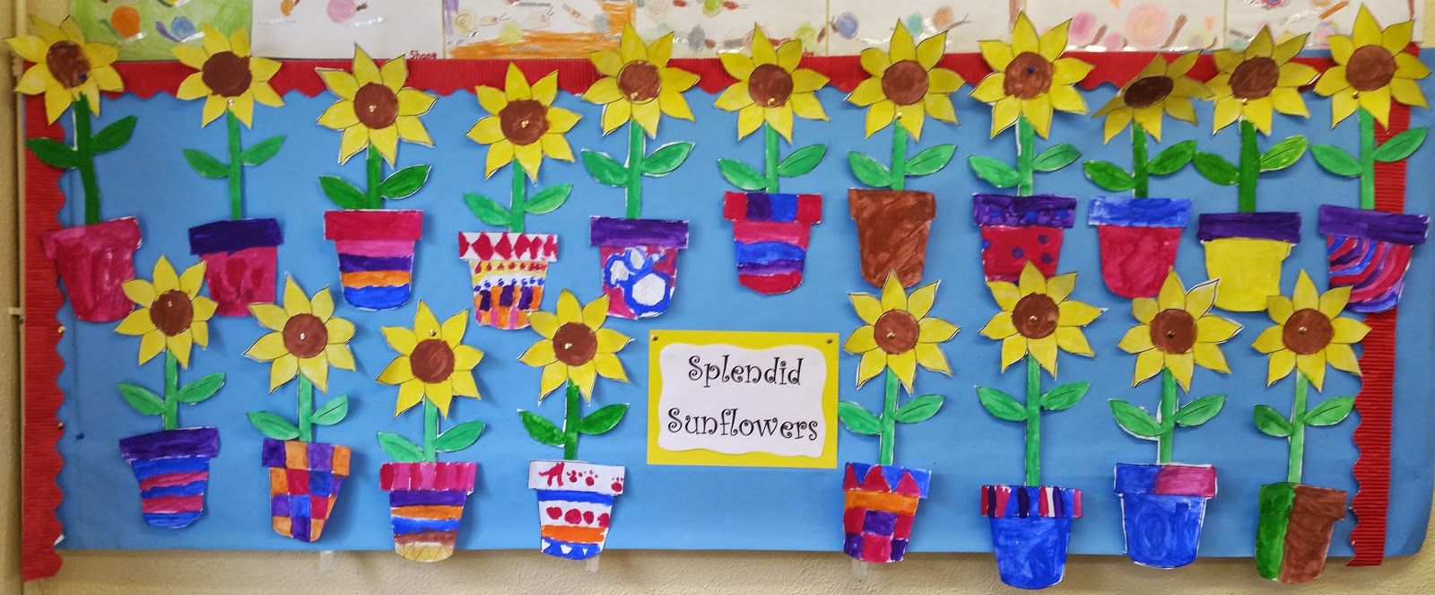 Senior Infants and 1st Class: April/May Art Work and Displays