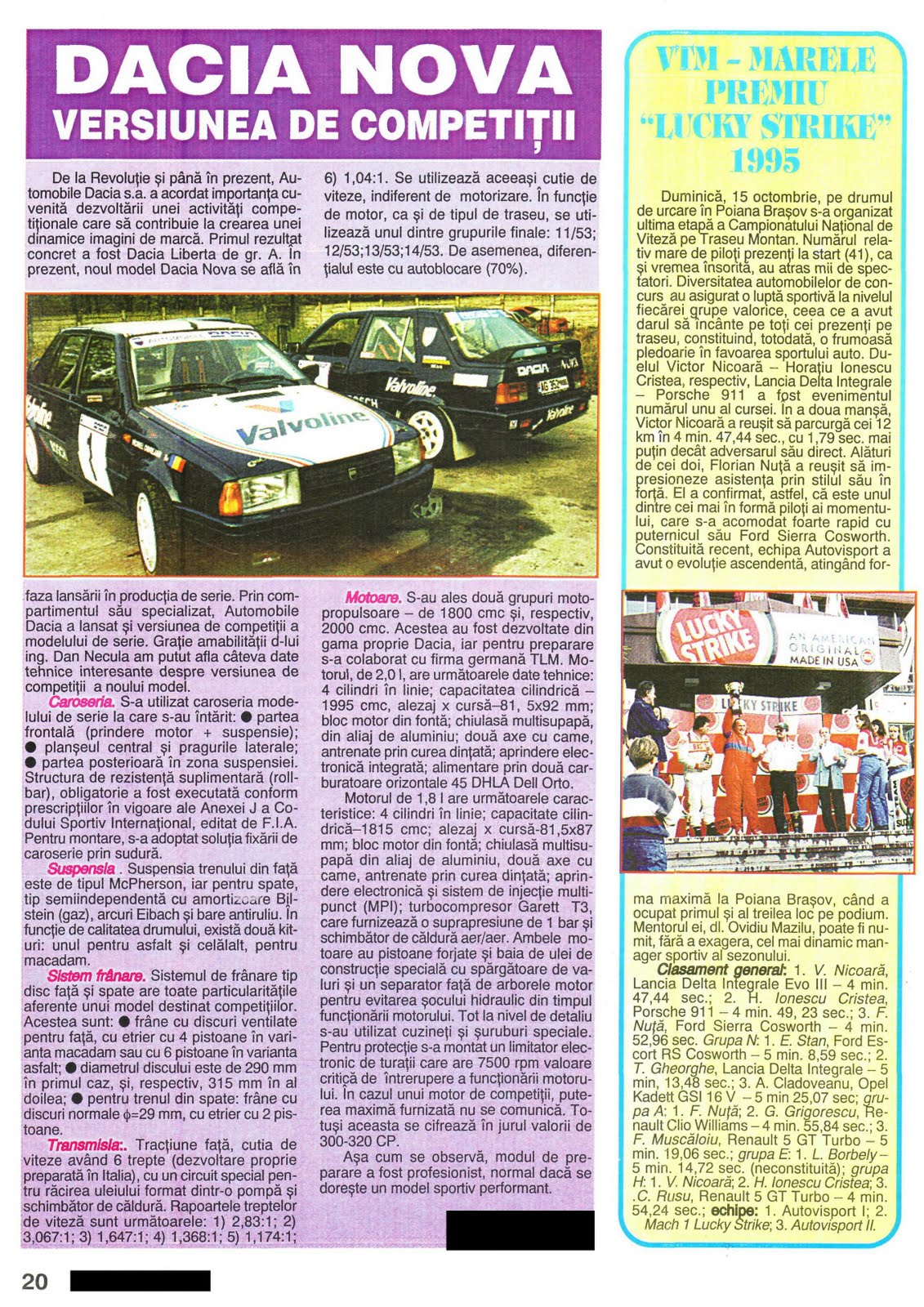 bloganul: Dacia NOVA - istoria "Spurcaciunilor"