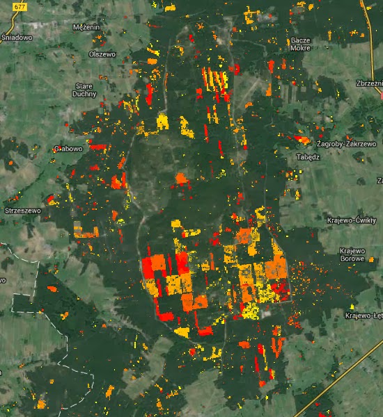 Zambrów - nie zawsze krytycznie.: Niesamowite mapy kompleksu leśnego ...
