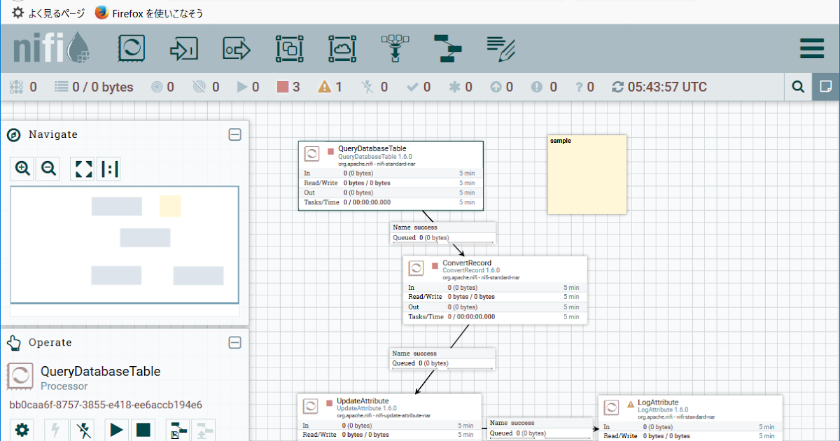 serverあれこれ: VagrantでApache Nifi 1.6.0とMariaDBがインストールされた仮想マシン(Debian Stretch/9.4)を構築する。