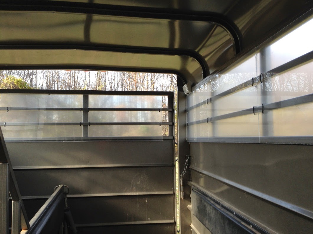 'Fraidy Cat Eventing: enclosing the stock trailer - DIY