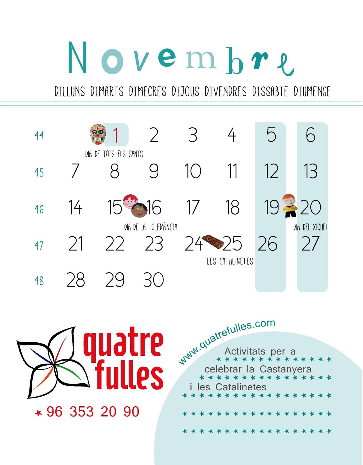 Quatre Fulles: noviembre 2016