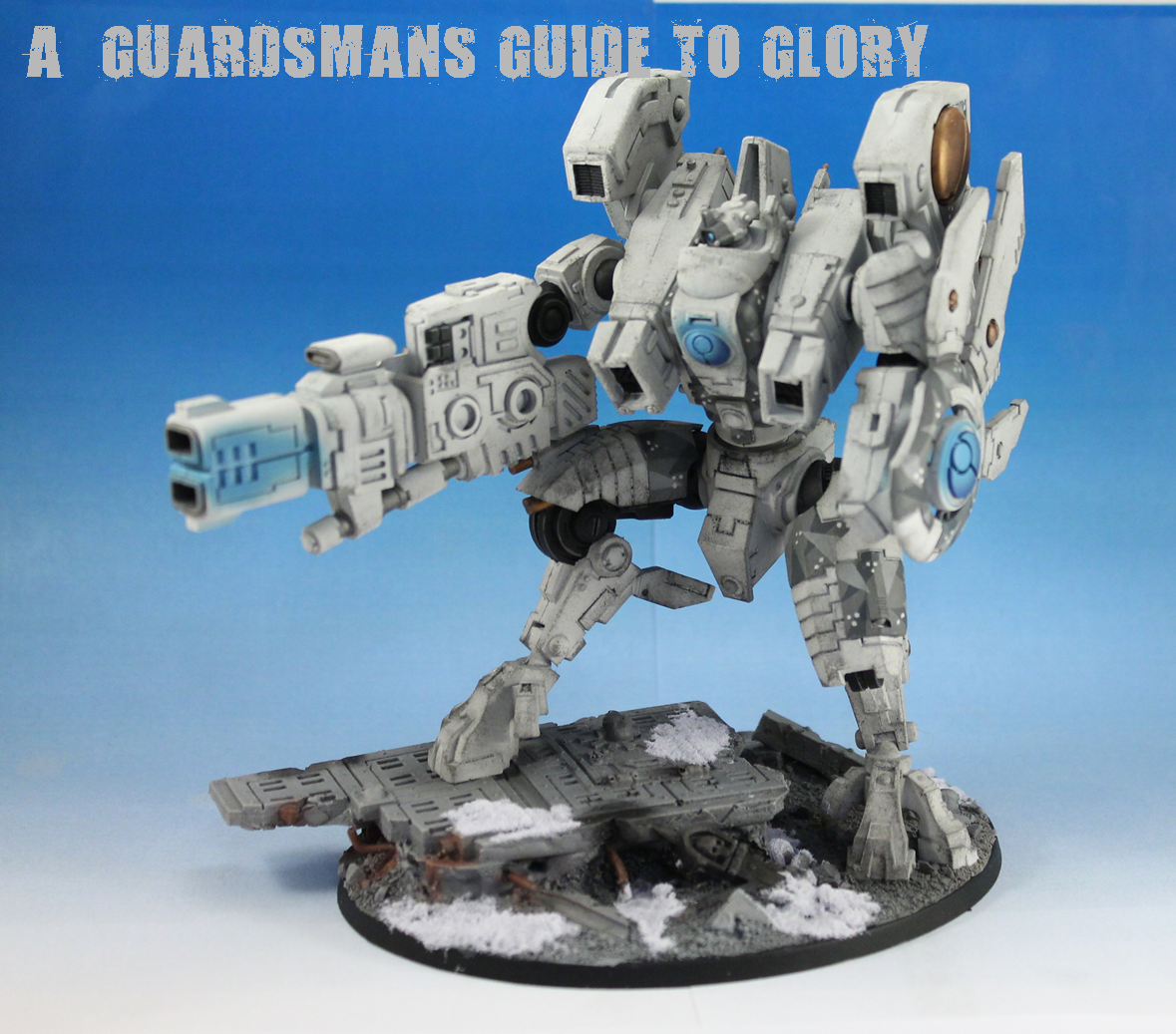 A Guardsman's Guide to Glory: Tau XV104 Riptide Battle Suit Complete