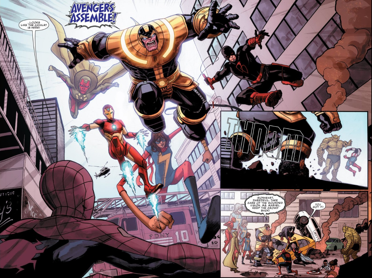 [그래픽노블] 타노스 - 신의 원천 파트 4 (Thanos - God Quarry )