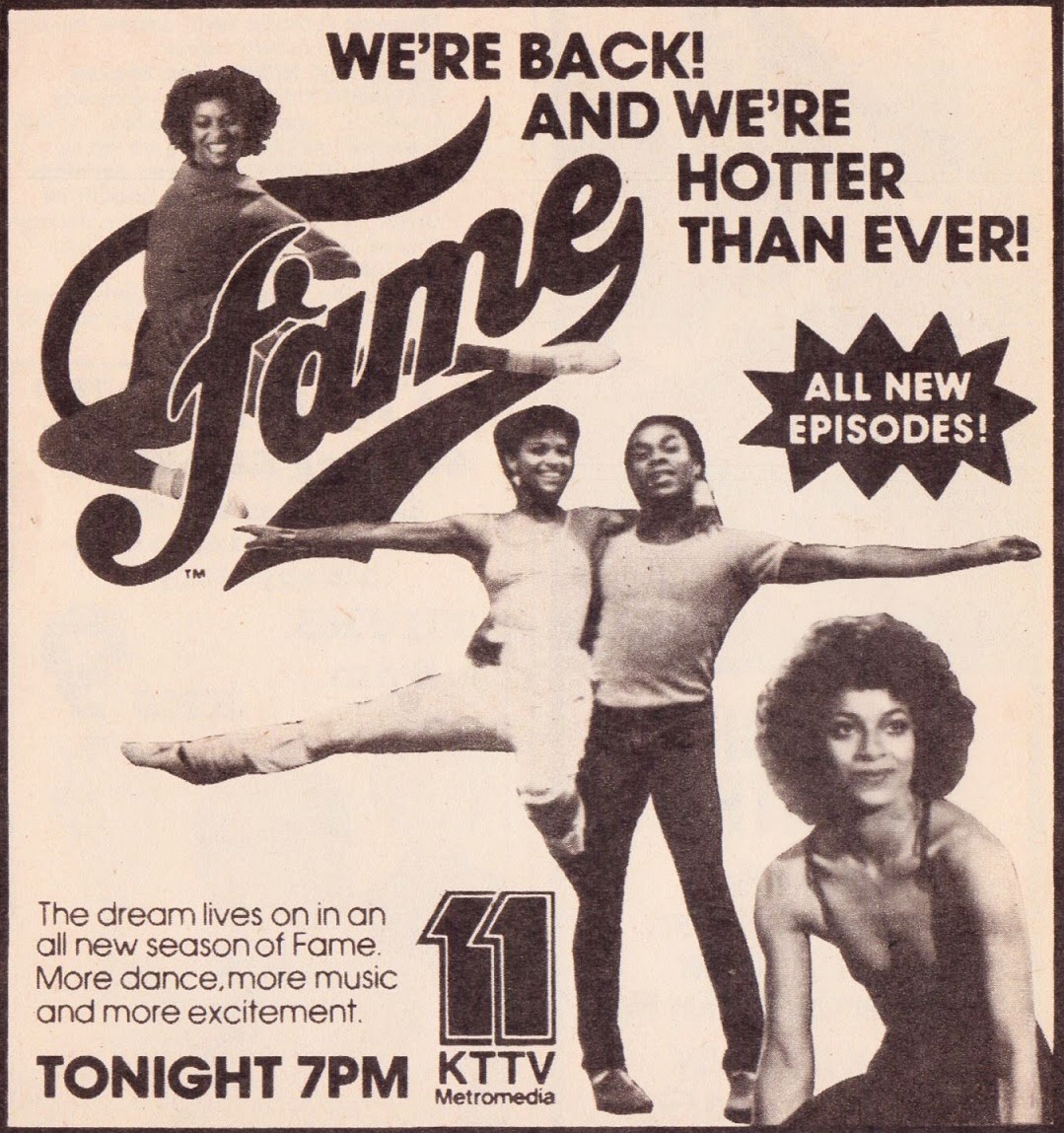 Stations that aired "Fame" in first-run syndication (1983-87) - Sitcoms ...